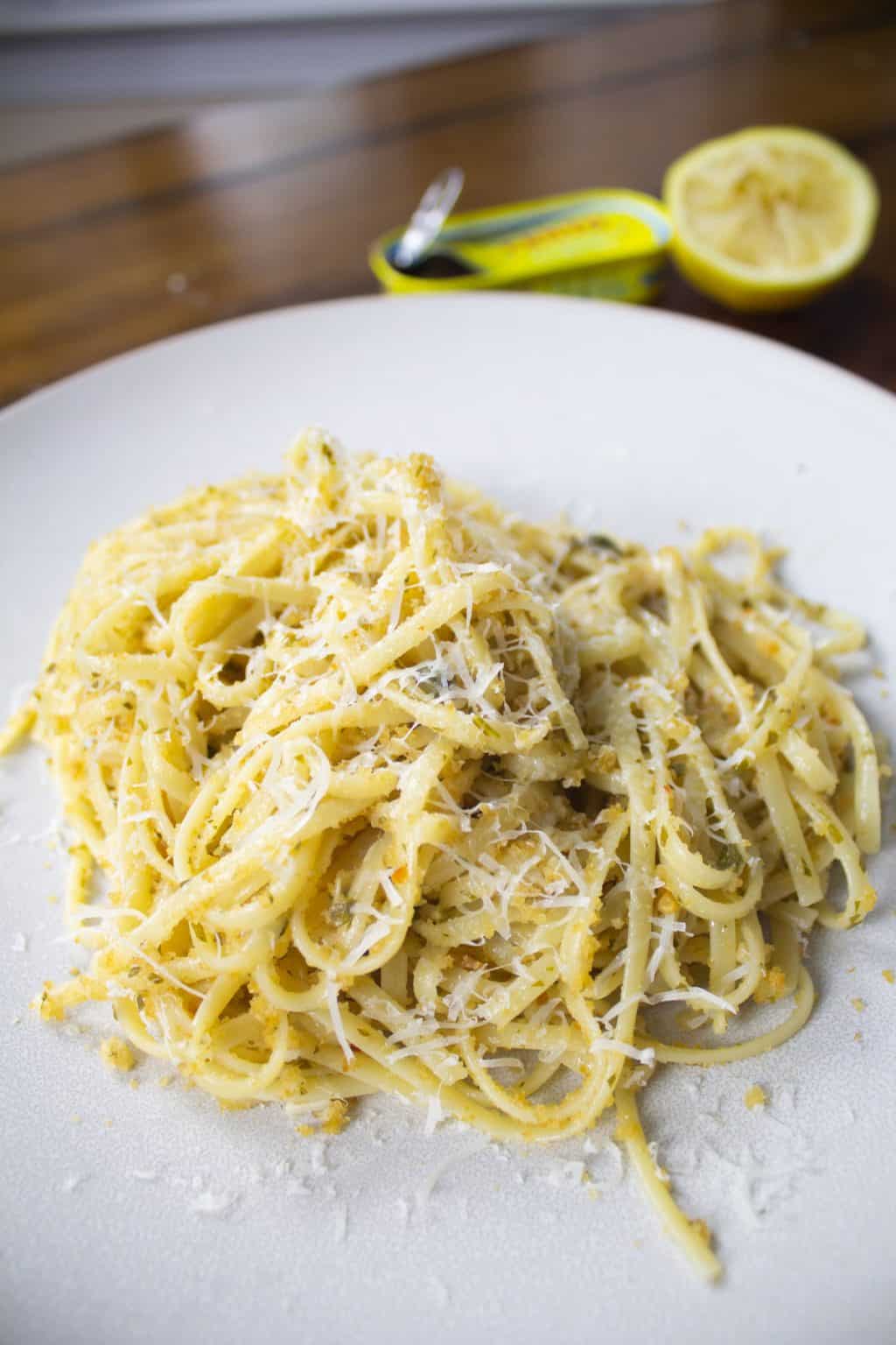 Garlic Anchovy Pasta - Always From Scratch