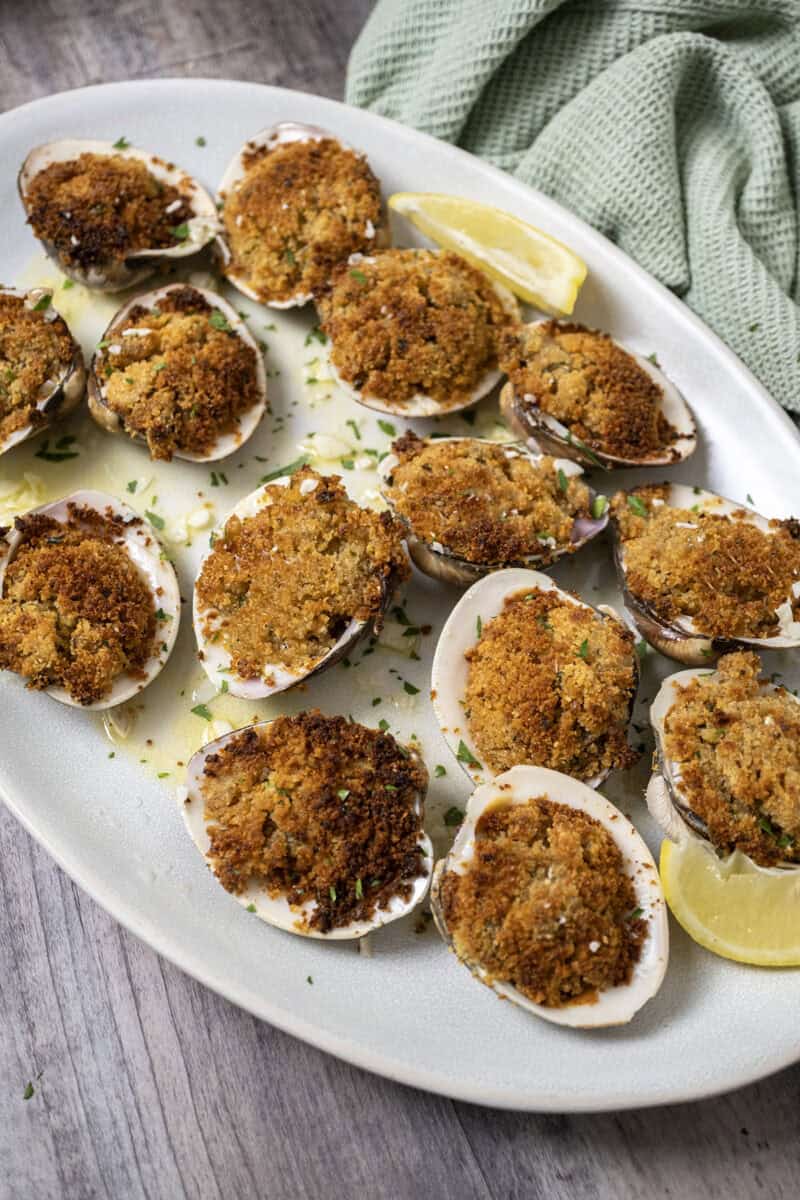 Italian Stuffed Baked Clams - Always From Scratch