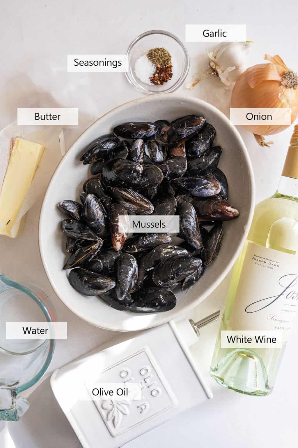 Steamed Mussels in White Wine - Always From Scratch