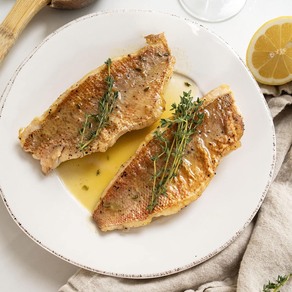 Pan-Seared Vermilion Snapper - Always From Scratch
