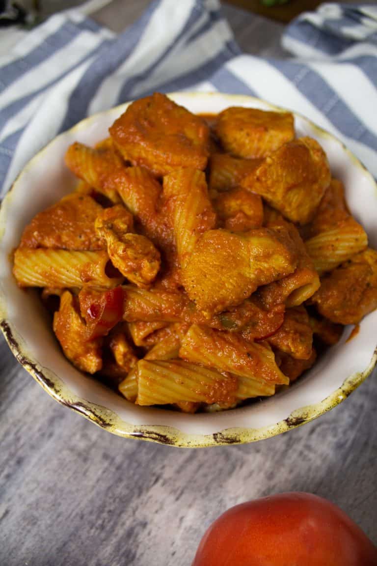 Spicy Chicken Riggies - always from scratch