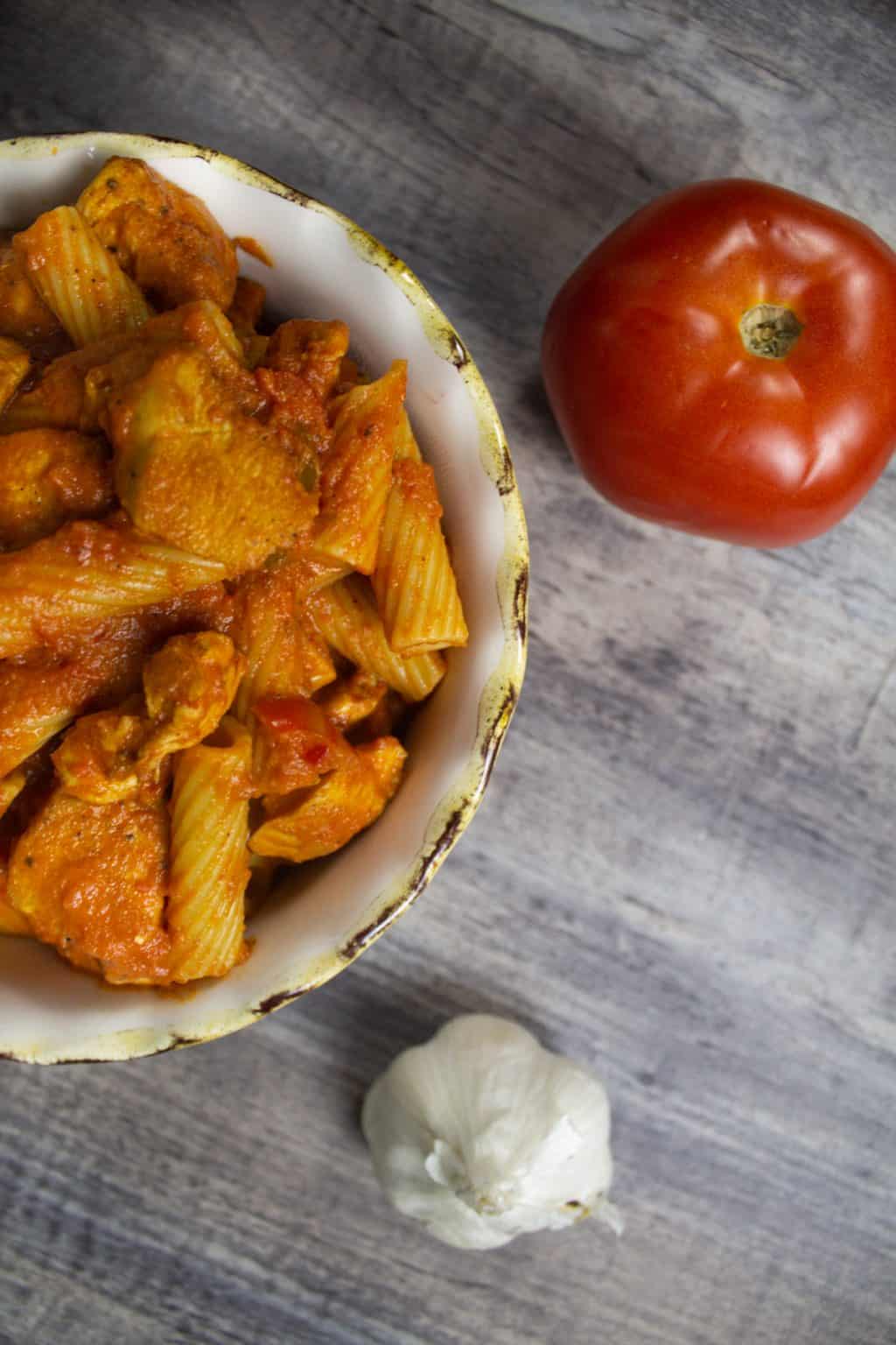 Spicy Chicken Riggies - always from scratch