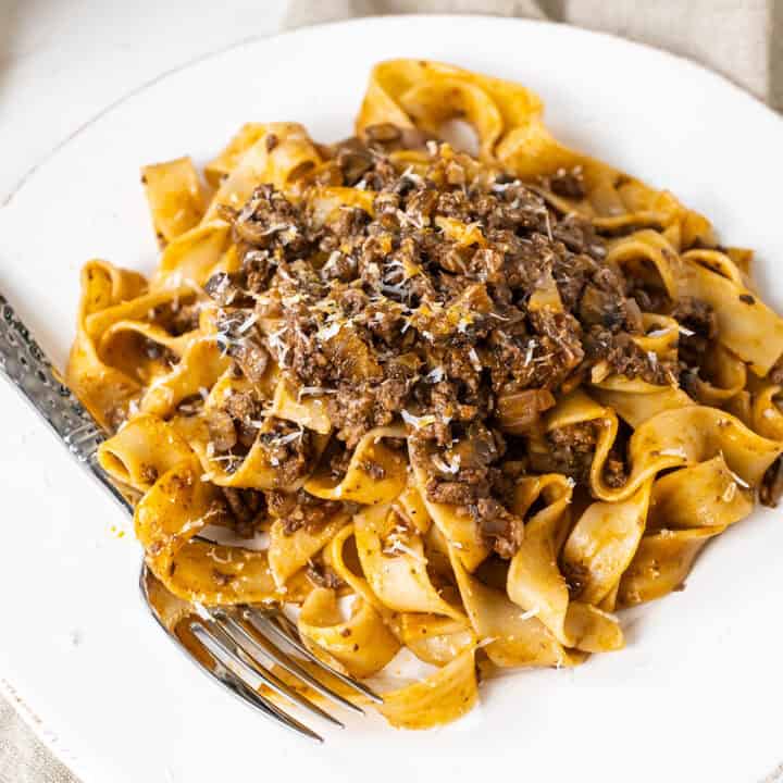 Quick Lamb Ragu with Pappardelle - Always From Scratch