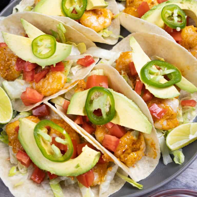 Volcano Shrimp Tacos - Always From Scratch
