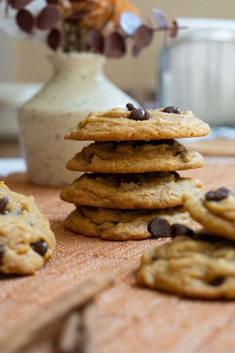 Chewy Pumpkin Chocolate Chip Cookies - Always From Scratch