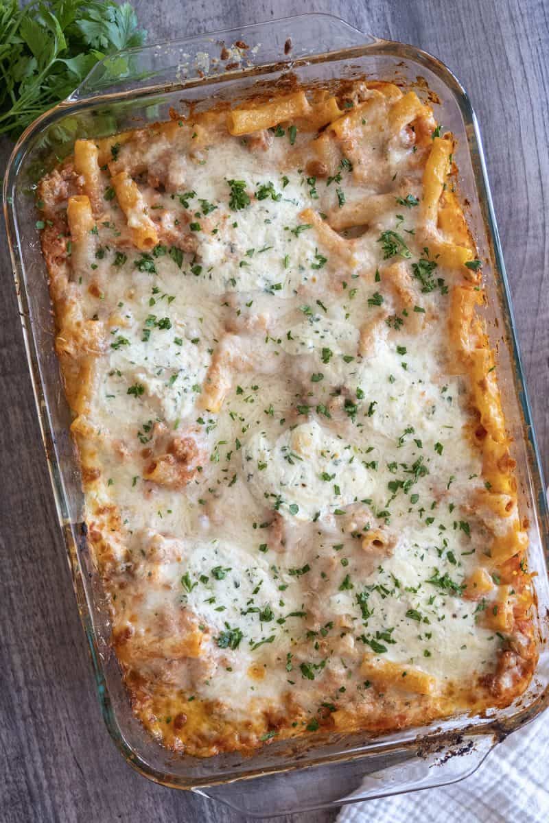Authentic Italian Baked Ziti - Always From Scratch