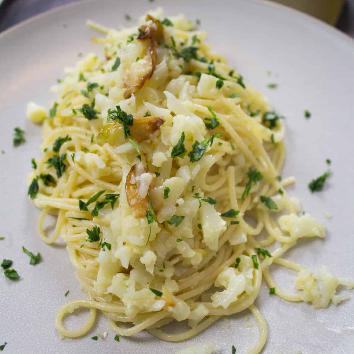Pasta with Cauliflower - always from scratch
