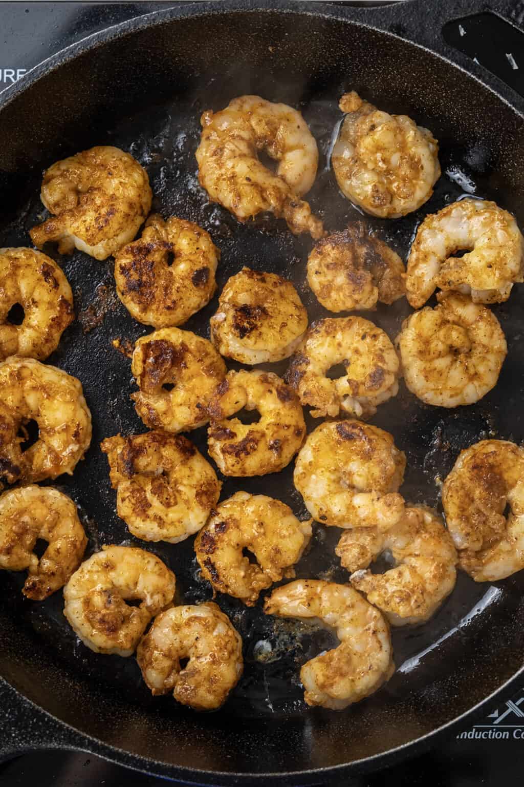 Cast Iron Shrimp and Creamy Cilantro Lime Orzo