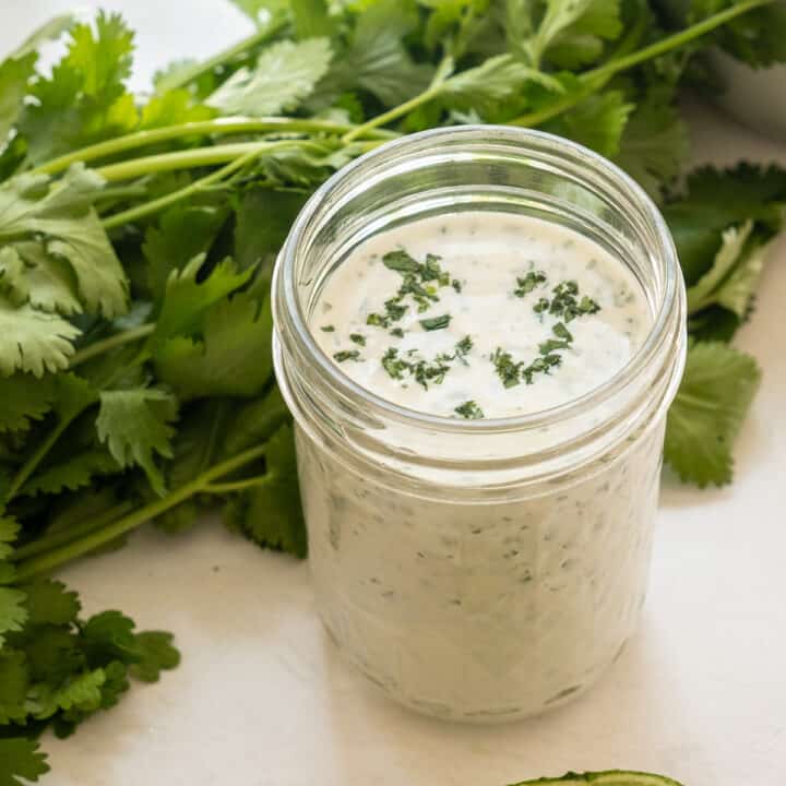Cilantro Lime Ranch Dressing - Always From Scratch