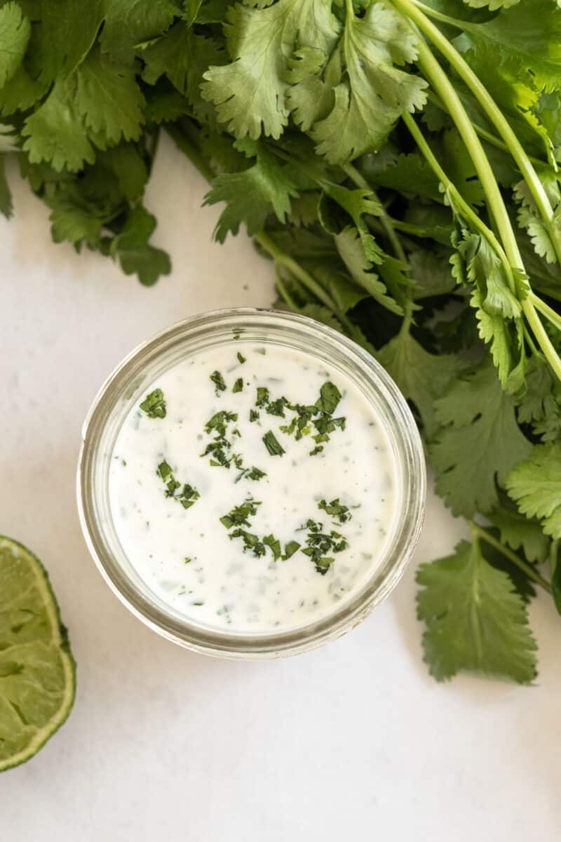 Cilantro Lime Ranch Dressing - Always From Scratch