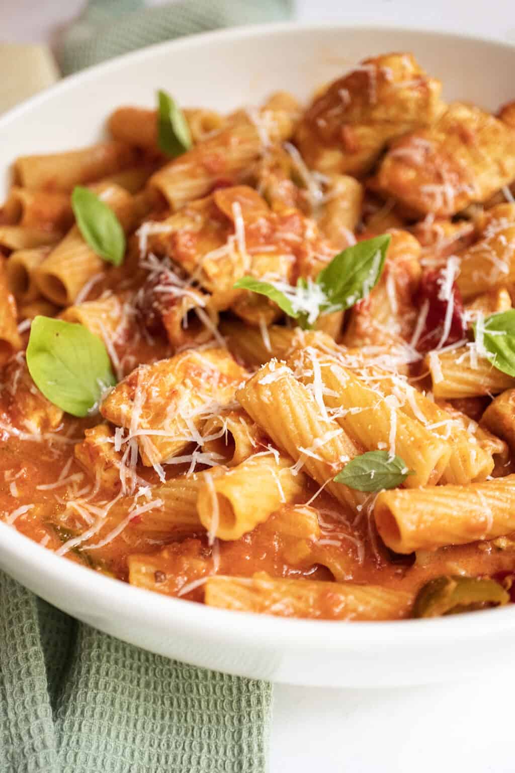 Spicy Chicken Riggies - Always From Scratch