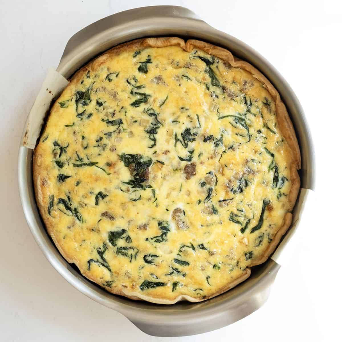 The BEST Sausage and Cheese Quiche - Always From Scratch