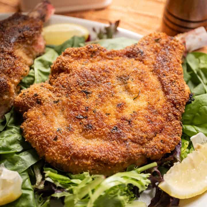 Classic Pork Chop Milanese - Always From Scratch
