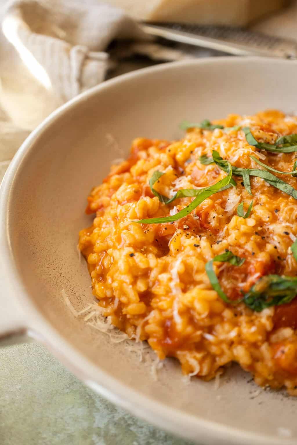 Creamy Cherry Tomato Risotto - Always From Scratch