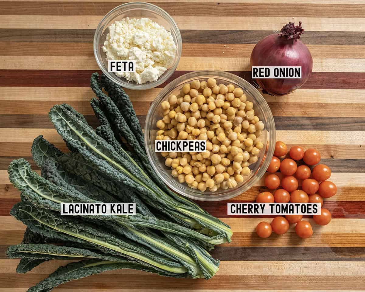 Garbanzo Bean Kale Salad - Always From Scratch